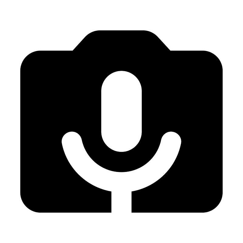 Perm camera mic icon. Free download transparent .PNG | Creazilla