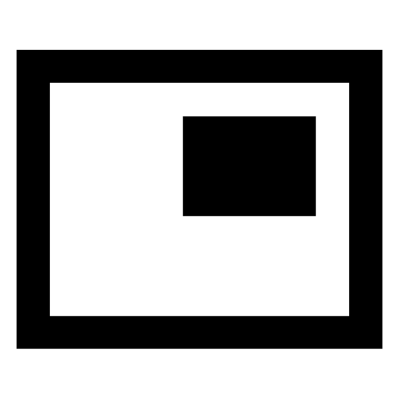 Picture in picture icon. Free download transparent .PNG | Creazilla