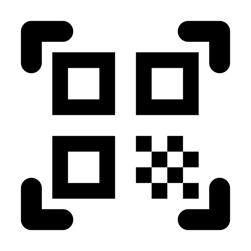 Qr code scanner icon. Free download transparent .PNG | Creazilla
