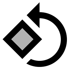 Rotate 90 degrees ccw icon. Free download transparent .PNG | Creazilla