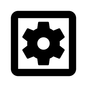 Settings applications icon. Free download transparent .PNG | Creazilla