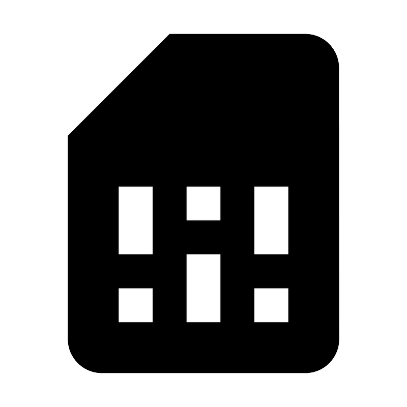 Sim card icon. Free download transparent .PNG | Creazilla Sim card icon. Free download transparent .PNG | Creazilla