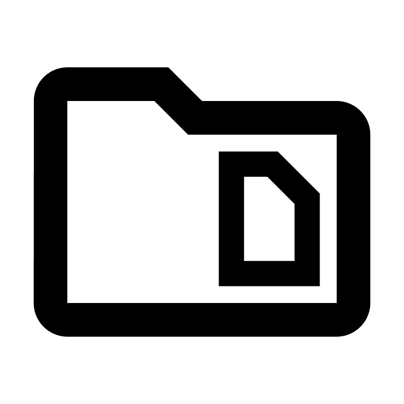 Snippet folder - Free vector icons on creazilla.com