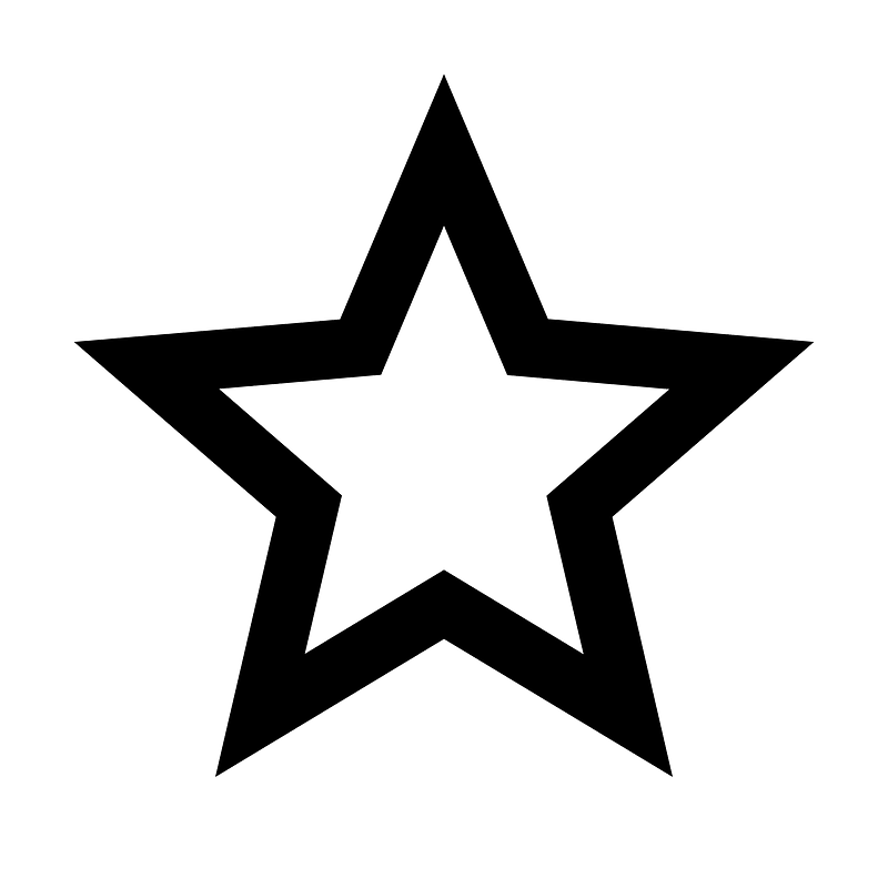 Star border icon. Free download transparent .PNG | Creazilla