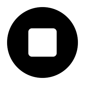 Stop circle icon. Free download transparent .PNG | Creazilla