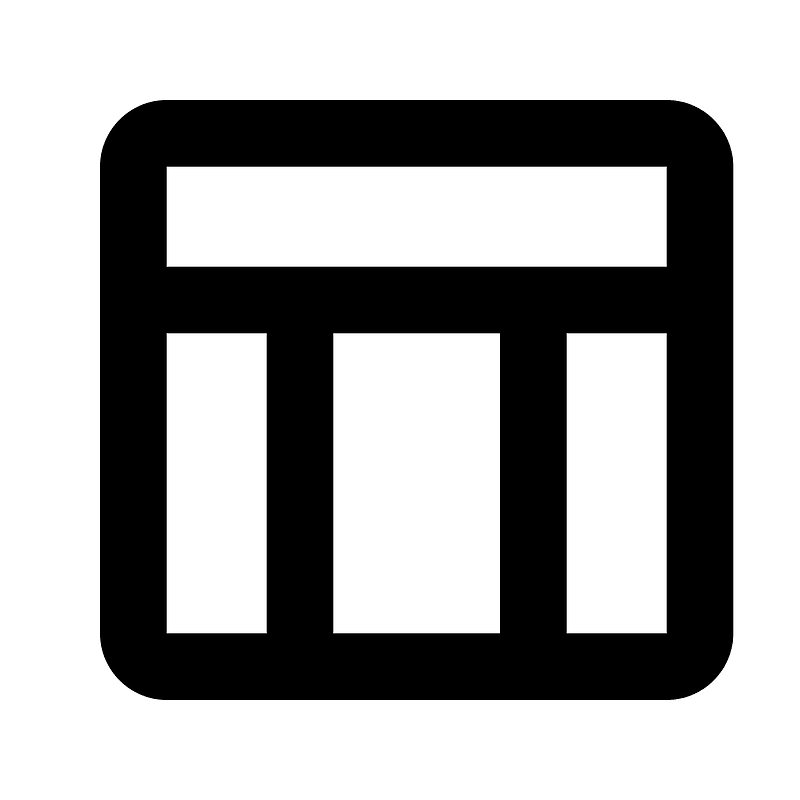 Table chart icon. Free download transparent .PNG | Creazilla