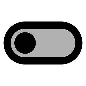 Toggle off icon. Free download transparent .PNG | Creazilla