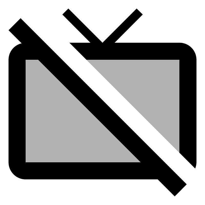 Tv off icon. Free download transparent .PNG | Creazilla