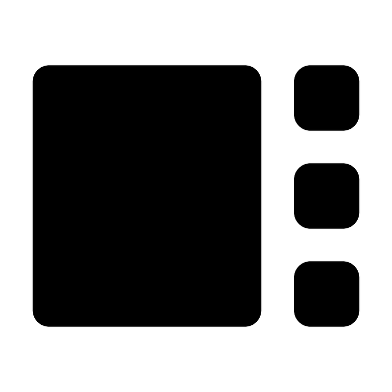 View sidebar icon. Free download transparent .PNG | Creazilla