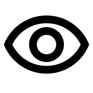 Visibility icon. Free download transparent .PNG | Creazilla