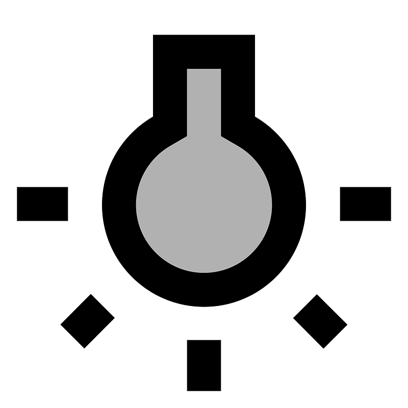 Wb incandescent icon. Free download transparent .PNG | Creazilla