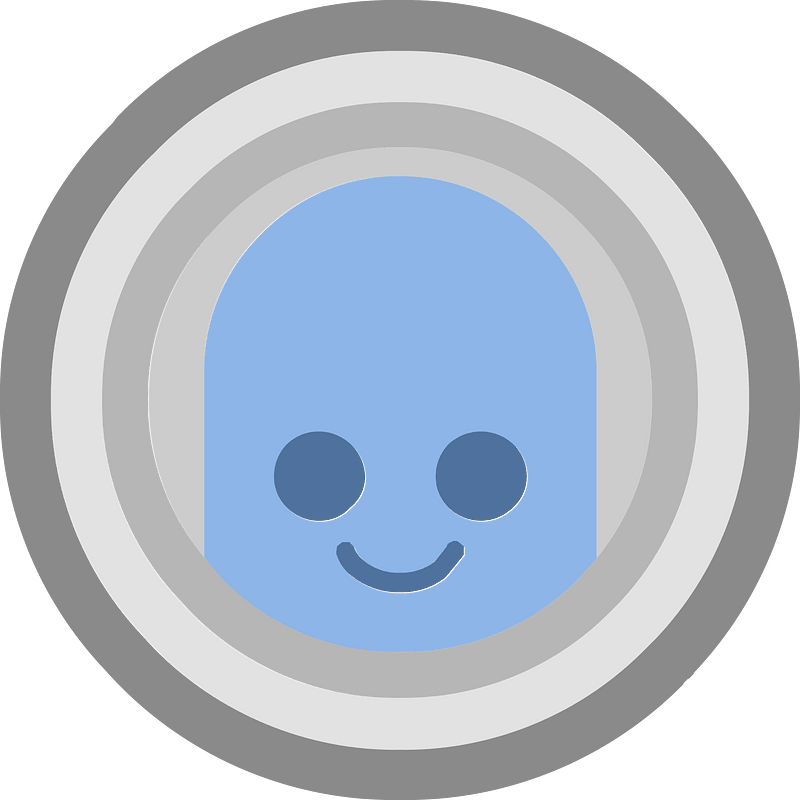 Blue alien icon. Free download transparent .PNG | Creazilla