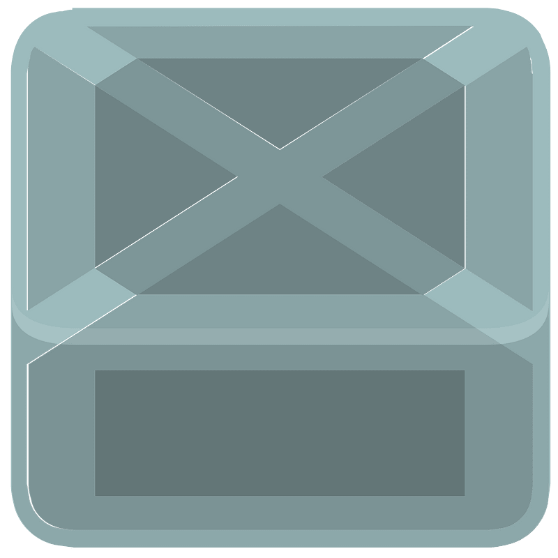 Grey box icon. Free download transparent .PNG | Creazilla