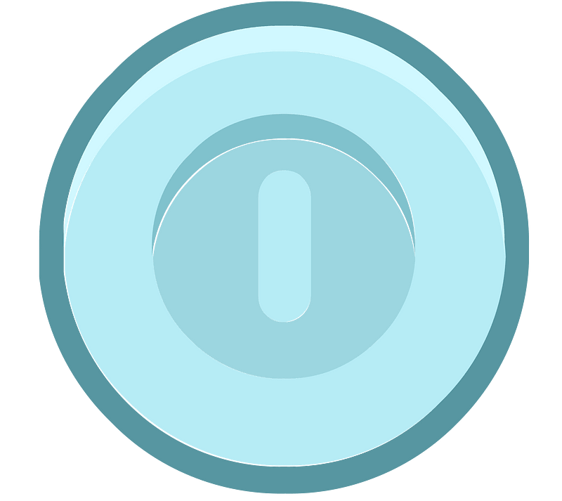 Blue coin icon. Free download transparent .PNG | Creazilla