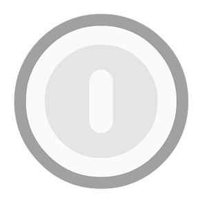 White coin icon. Free download transparent .PNG | Creazilla