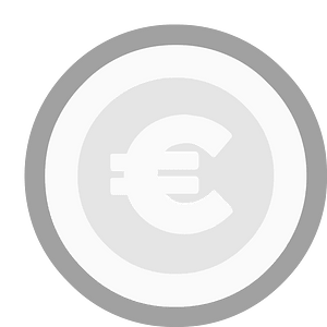 White coin icon. Free download transparent .PNG | Creazilla