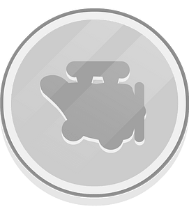 White coin icon. Free download transparent .PNG | Creazilla