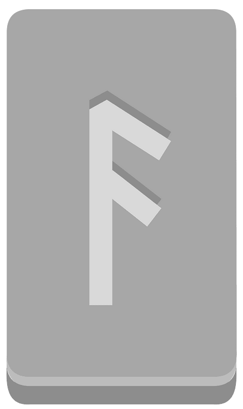 Grey rectangle rune icon. Free download transparent .PNG | Creazilla