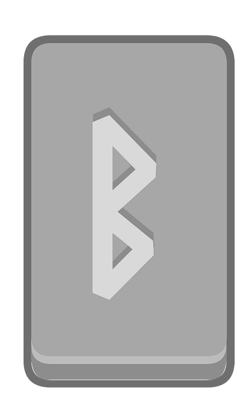 Grey rectangle outlined rune icon. Free download transparent .PNG ...