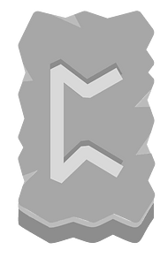 Grey rough rectangle rune icon. Free download transparent .PNG | Creazilla