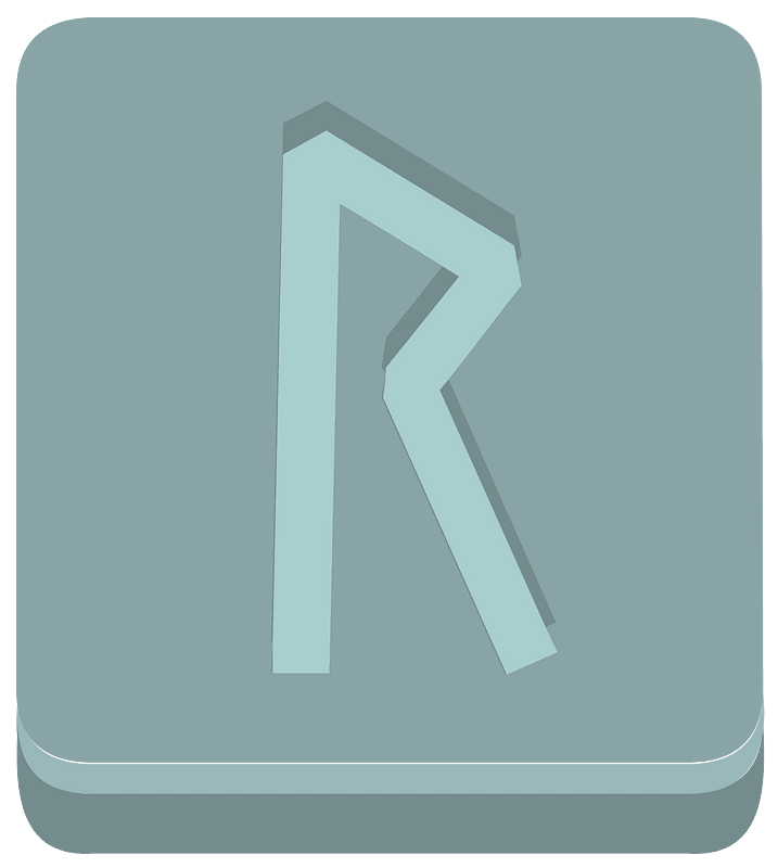 Blue square runes - Free vector icons on creazilla.com