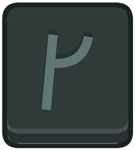 Blue square runes icon. Free download transparent .PNG | Creazilla