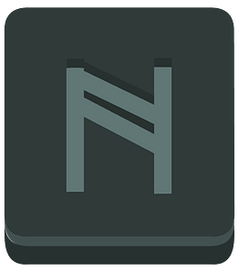 Black square runes icon. Free download transparent .PNG | Creazilla