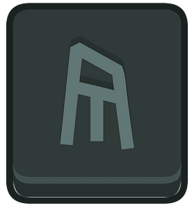 Black square outlined runes icon. Free download transparent .PNG ...