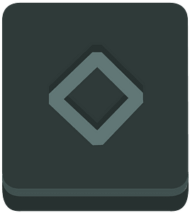 Black square runes icon. Free download transparent .PNG | Creazilla