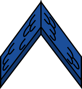 Blue roof ridge - Free vector icons on creazilla.com