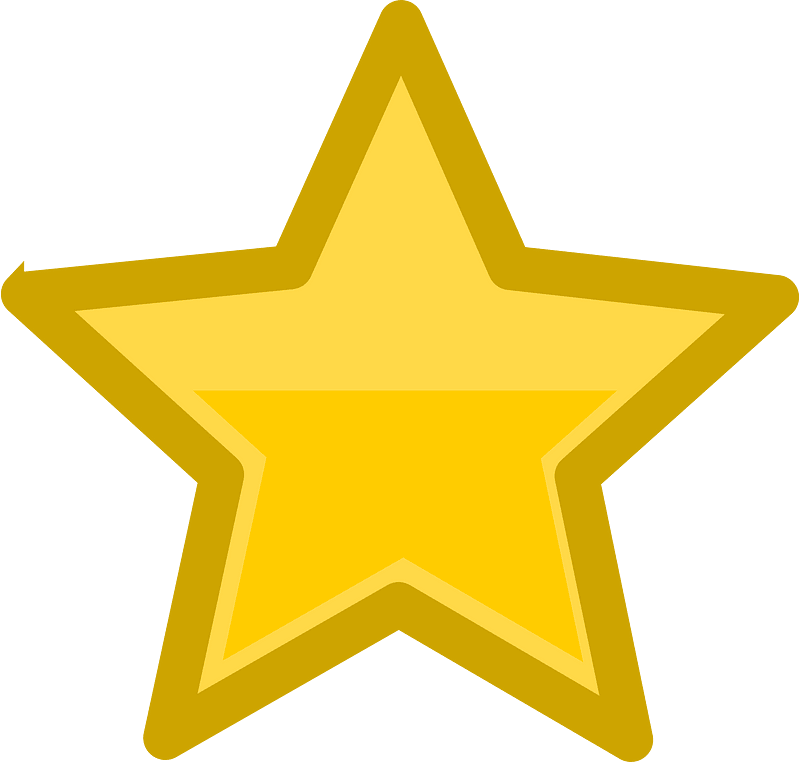 Yellow star icon. Free download transparent .PNG | Creazilla