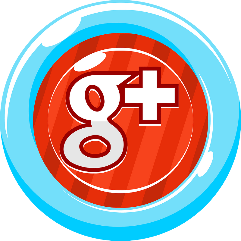 Round blue red google button icon. Free download transparent .PNG ...