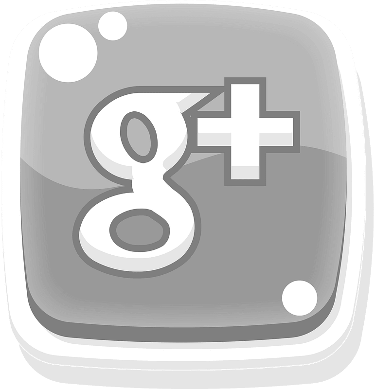 Rounded grey google button icon. Free download transparent .PNG | Creazilla