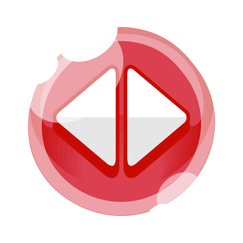Round red arrows button left right icon. Free download transparent .PNG ...