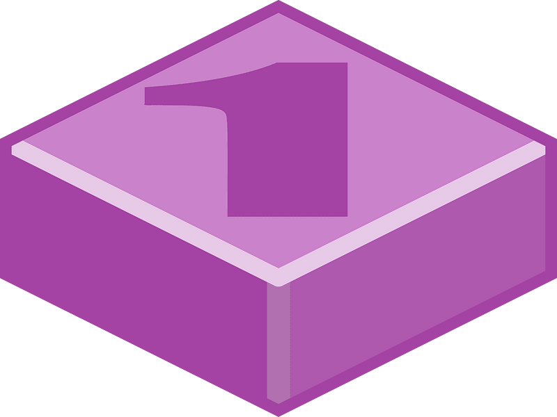 Purple tile 1 one icon. Free download transparent .PNG | Creazilla