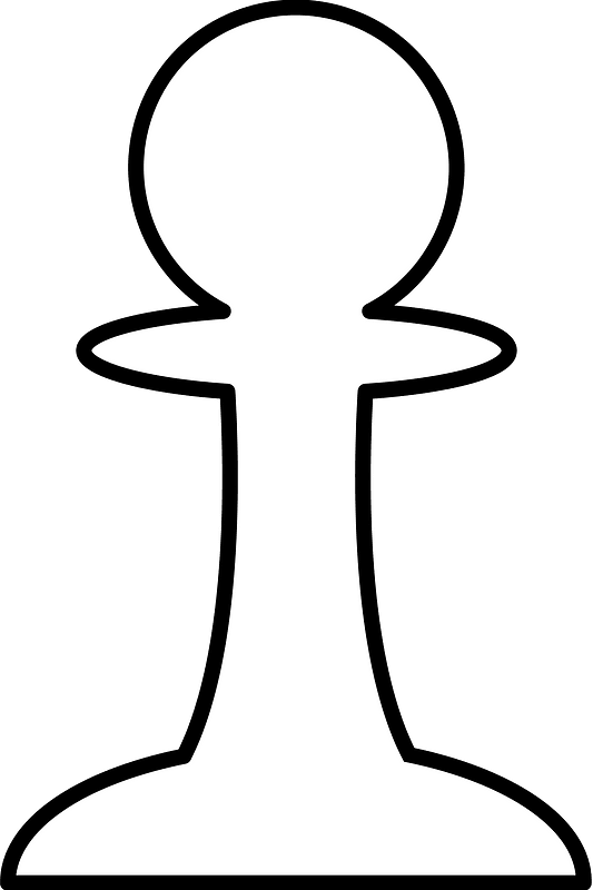 Pawn white chess icon. Free download transparent .PNG | Creazilla