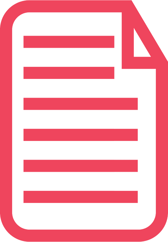 Pink document page icon. Free download transparent .PNG | Creazilla