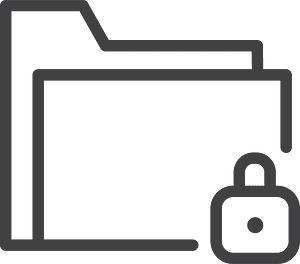 Black Folder Icon Png