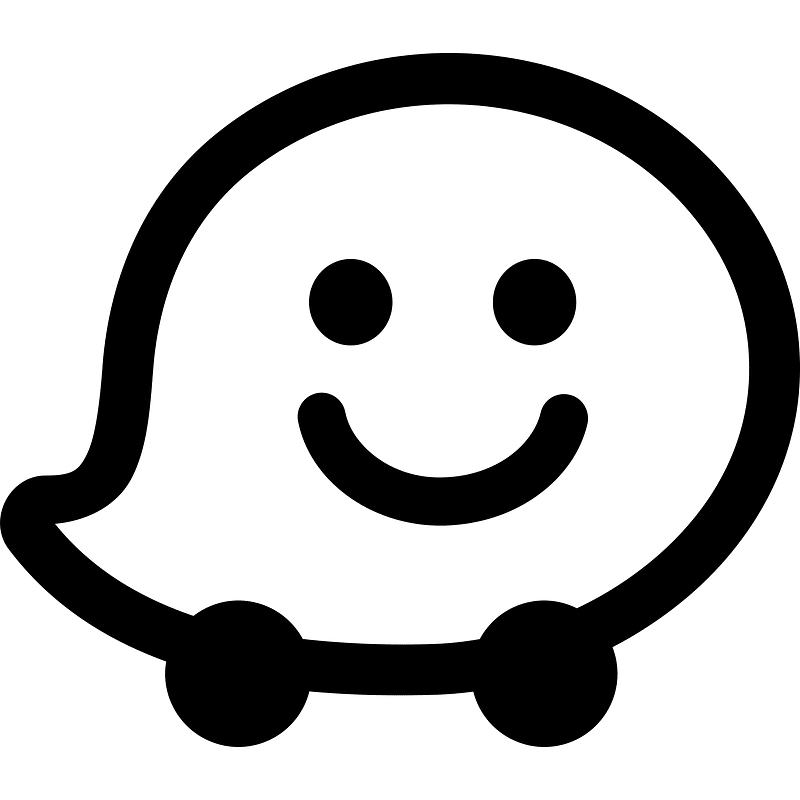 Waze icon. Free download transparent .PNG | Creazilla