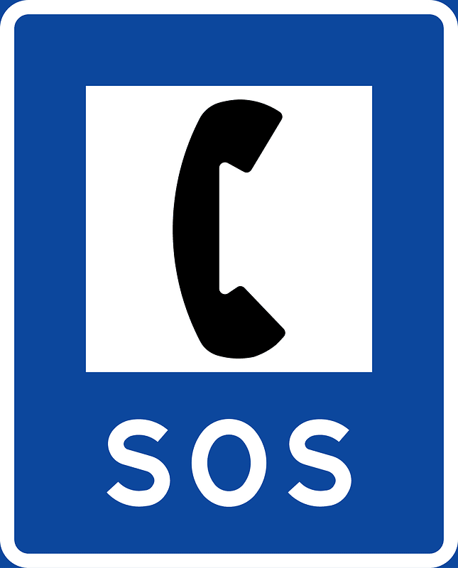 Sweden sos telephone icon. Free download transparent .PNG | Creazilla