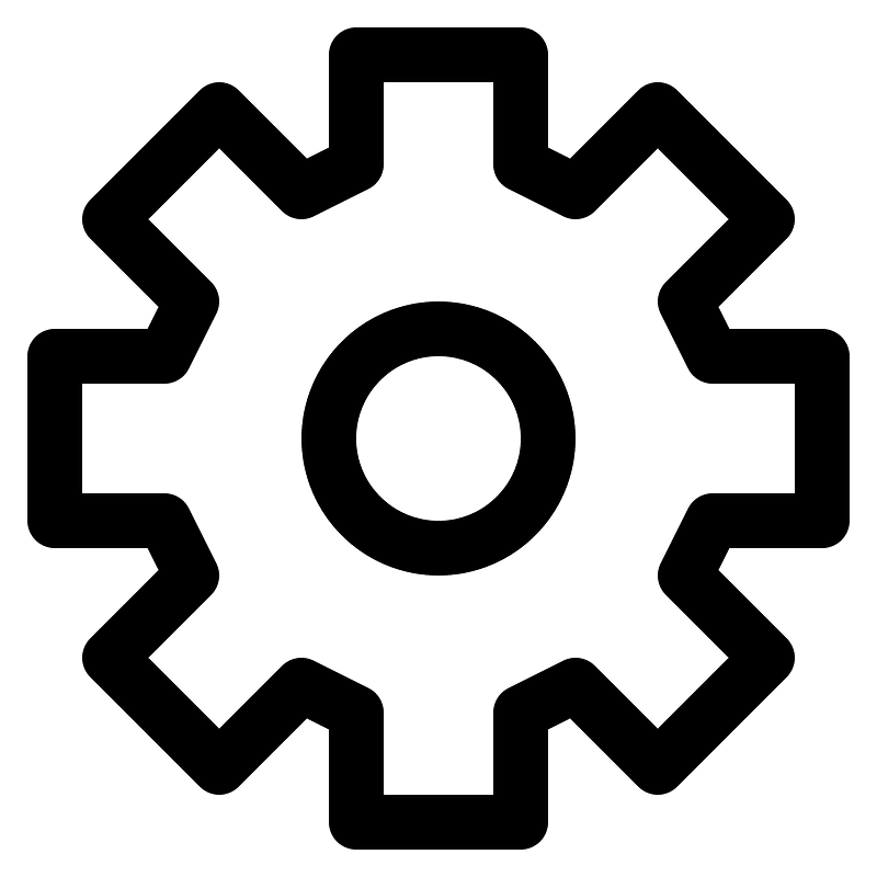 Settings icon. Free download transparent .PNG | Creazilla