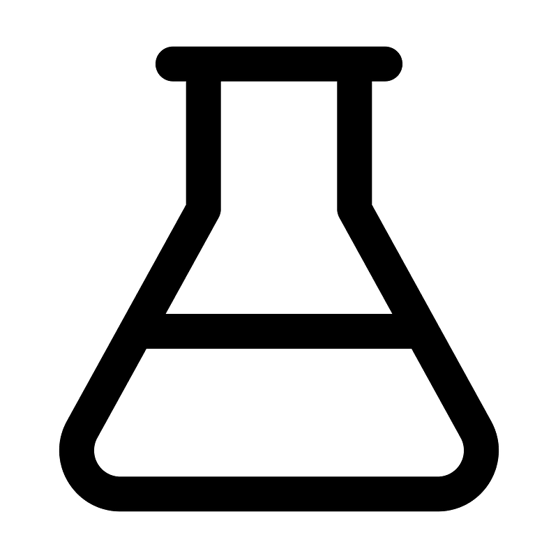 Beaker icon. Free download transparent .PNG | Creazilla