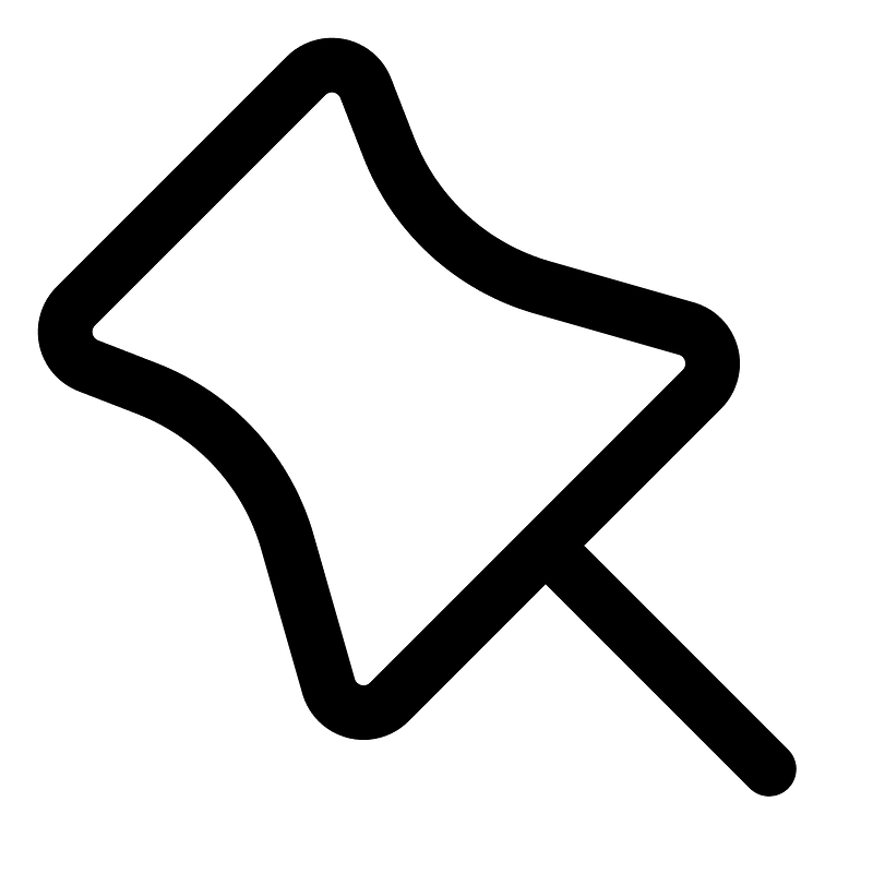 Pin icon. Free download transparent .PNG | Creazilla