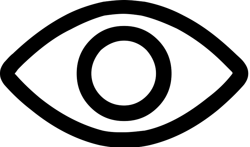 Visible icon. Free download transparent .PNG | Creazilla