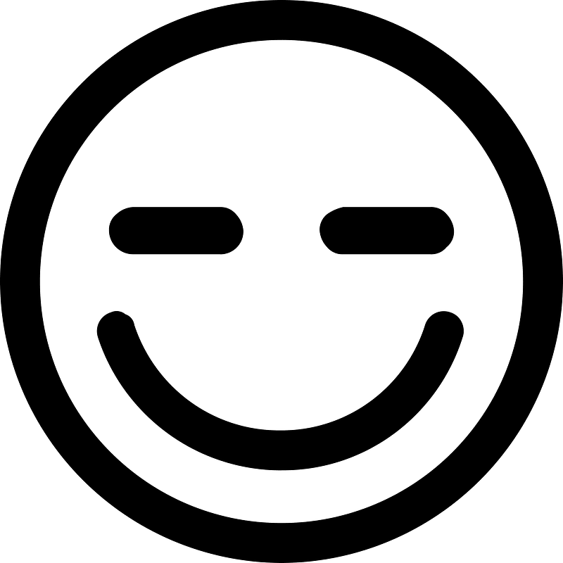 Smiling icon. Free download transparent .PNG | Creazilla
