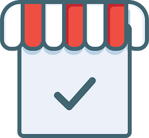 Check store shopping icon