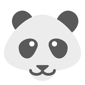 Panda icon. Free download transparent .PNG | Creazilla