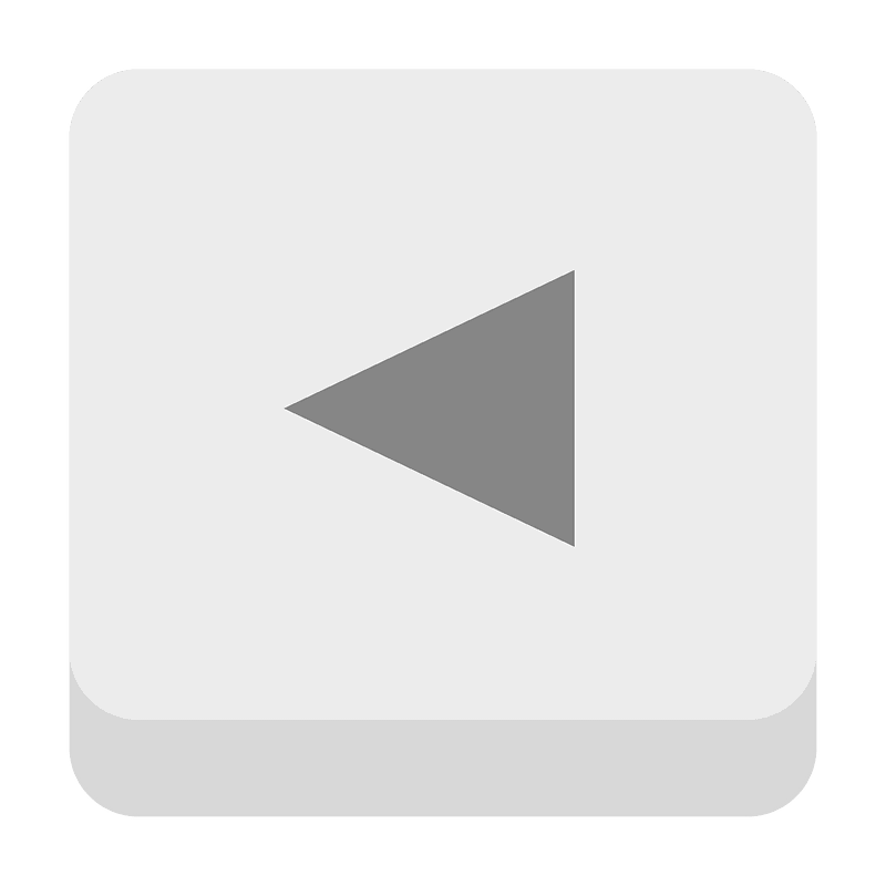 Button left icon. Free download transparent .PNG | Creazilla