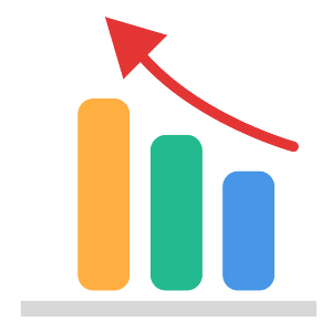 Increase stats - Free vector icons on creazilla.com