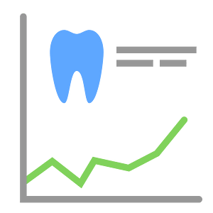 Teeth graph icon. Free download transparent .PNG | Creazilla
